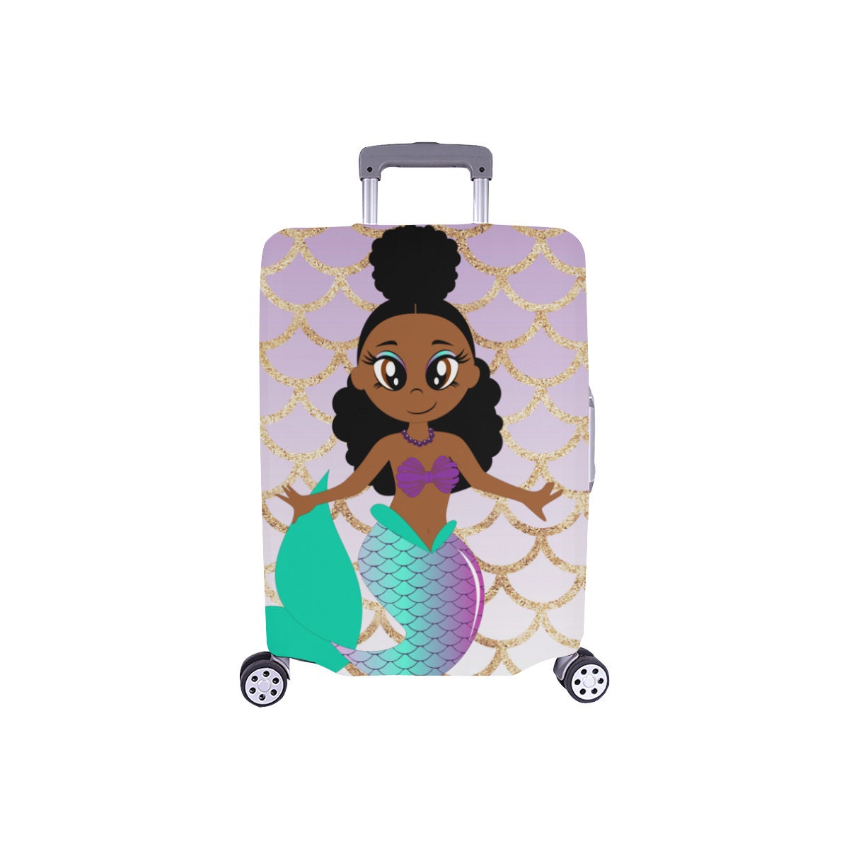 Mermaid Suitcase Luggage Cover Birthday Gift Idea for Girls - Etsy