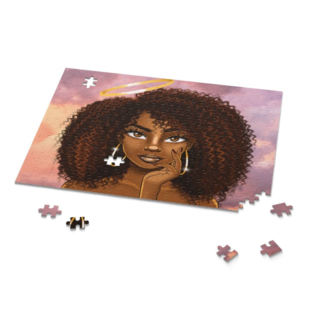 500 Piece Puzzle Black Woman, African American Jigsaw Puzzle, Puzzle ...