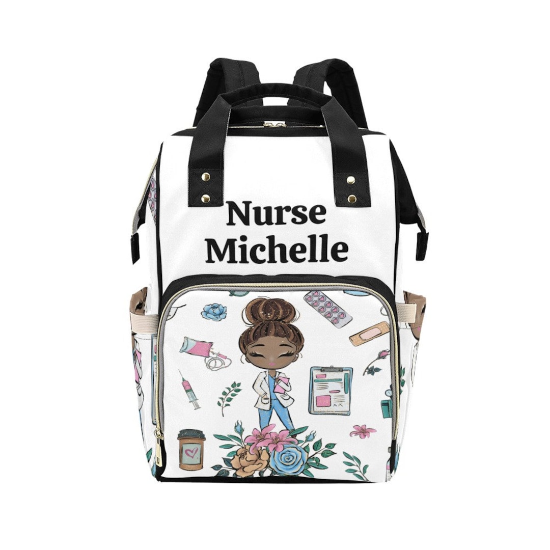 Personalized Nurse Aesthetic Travel Backpack, Weekender Backpack for ...