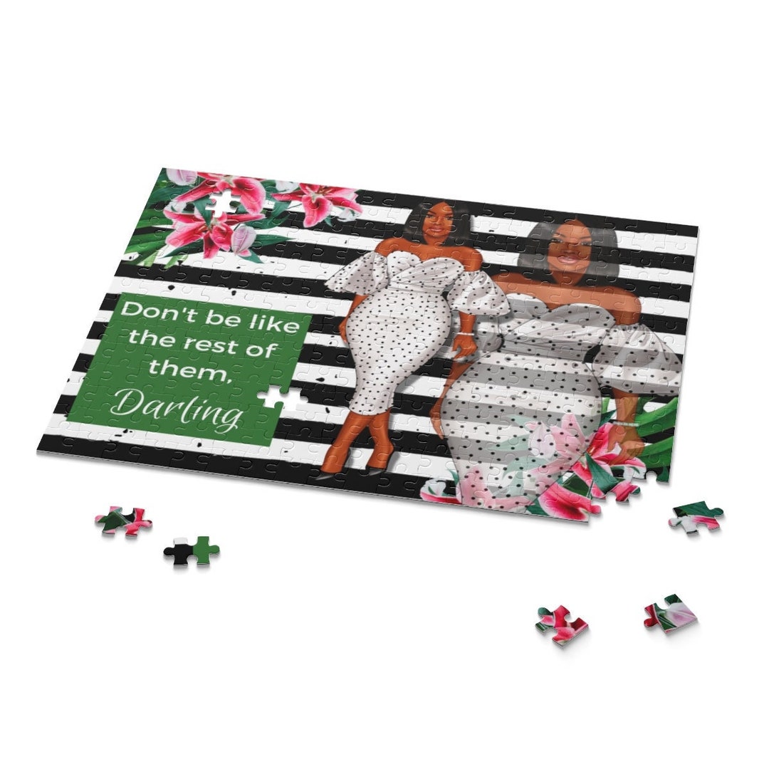 Jigsaw Puzzles for Adults 500 Piece, 500 Piece Puzzle Black Woman ...