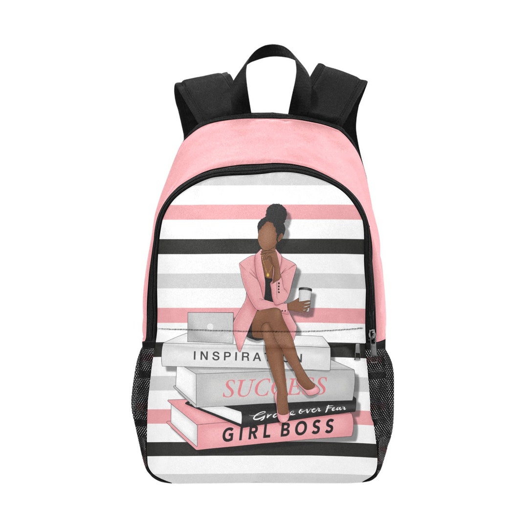 Black Girl Backpack, Black Girl Bag, African American Bag, Girl Boss ...