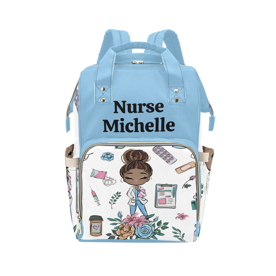Weekender Backpack for Travel Nurse, Personalized Nurse Travel Backpack ...
