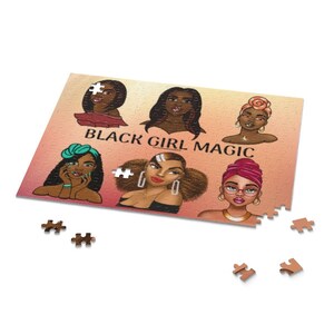 Black Woman Puzzle, African American Puzzle, Puzzle for Adults, Black ...