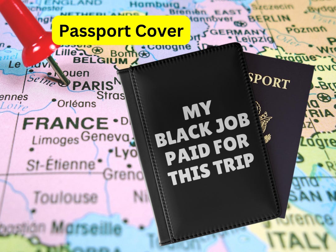 Black Girl Travel Passport Holders, Passport Cover With Slot, Passport ...