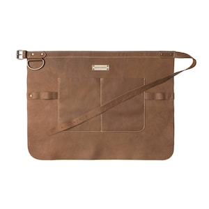 DRAKENSBERG Barbecue Apron bobby Havana-brown, Handmade Cooking Apron ...