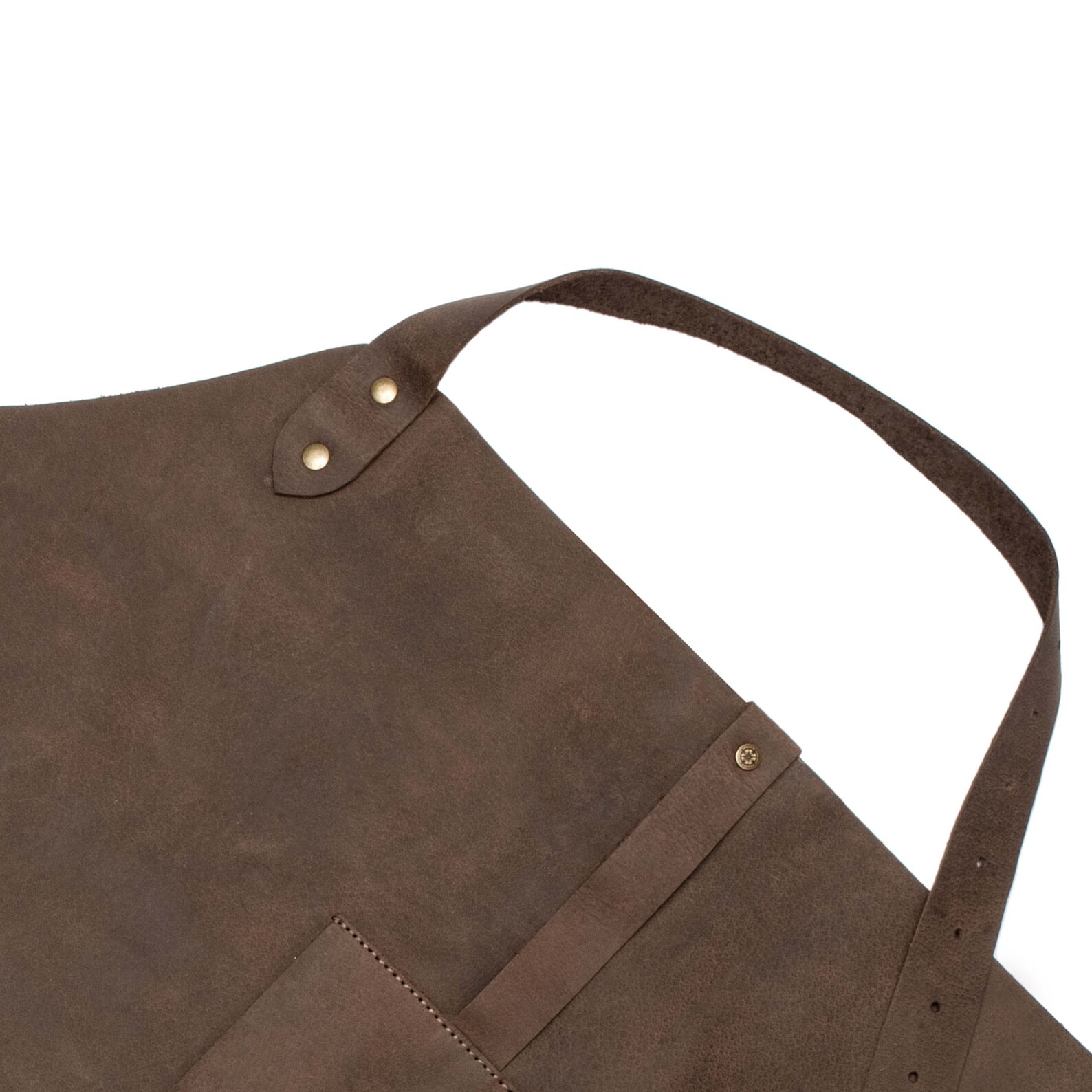 DRAKENSBERG Barbecue Apron »bob« Coffee-brown, Handmade Cooking Apron ...