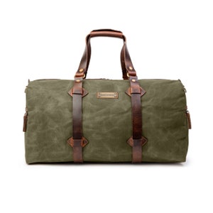 DRAKENSBERG Weekender »cody« Forest-green, Handmade Travel Bag & Sports ...