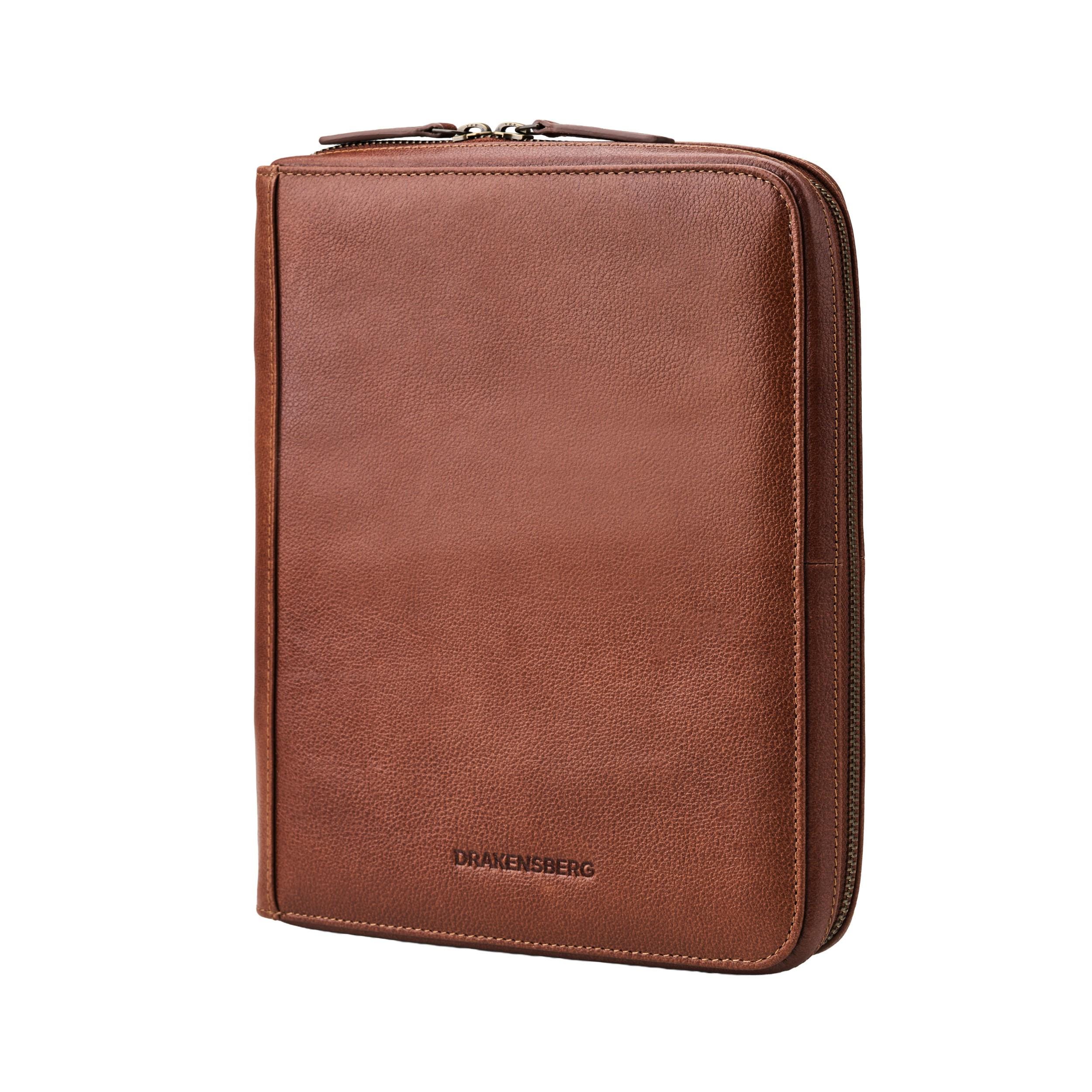 DRAKENSBERG Tablet Folio »nolan« Chestnut-brown, Handmade Folder ...
