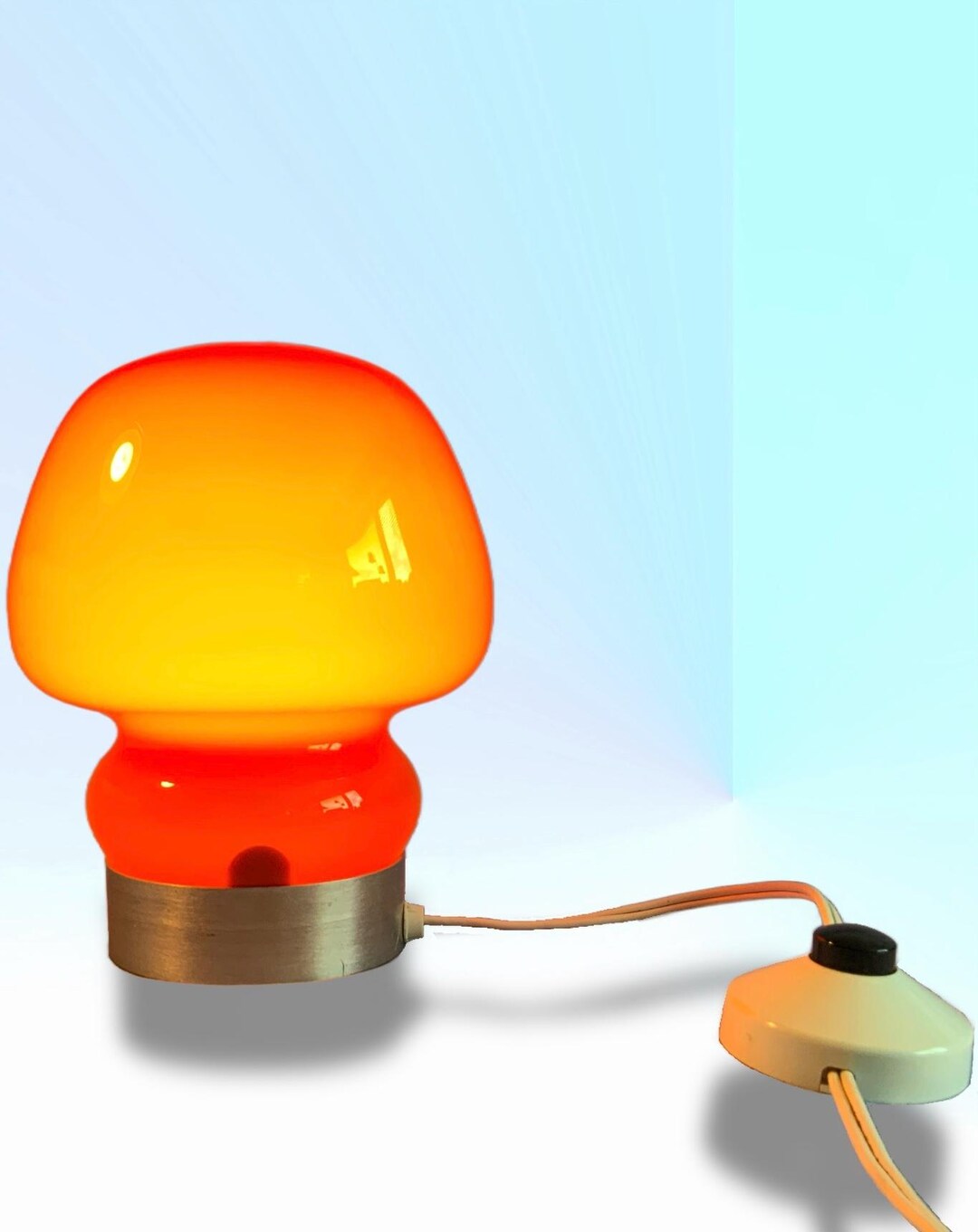 Original Italian Design Table Lamp 70s Mazzega Nason Era Pop Art ...