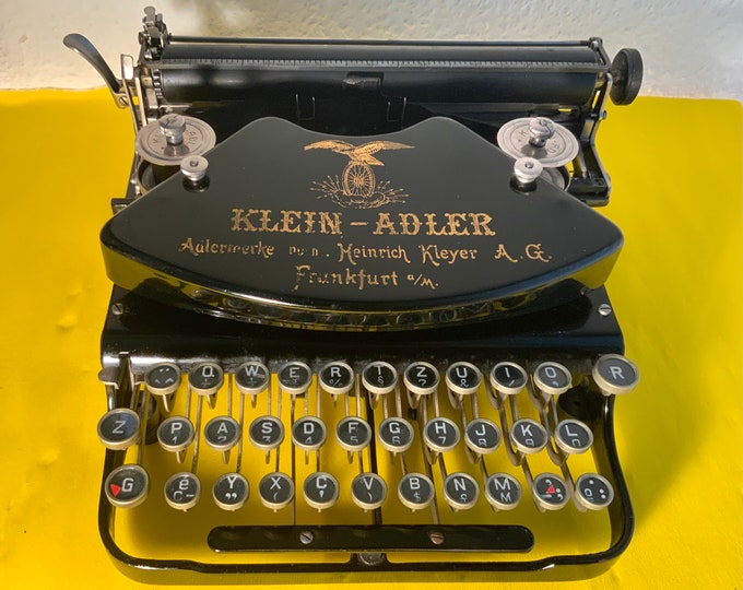 Rare Vintage Klein Adler Typewriter 1st Series With Type Keys in 3 Rows ...