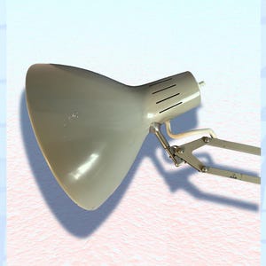 Luxo Swedish Architect Industrial Telescope Arm Lamp Garage Work Shop ...