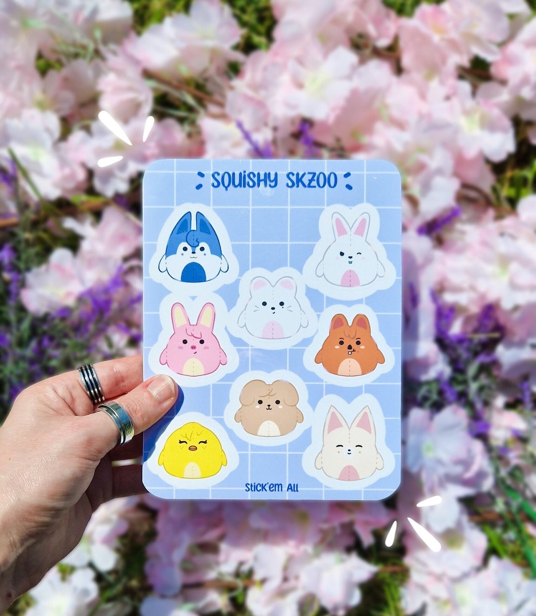 Squishy Skzoo Sticker Stray Kids - Etsy