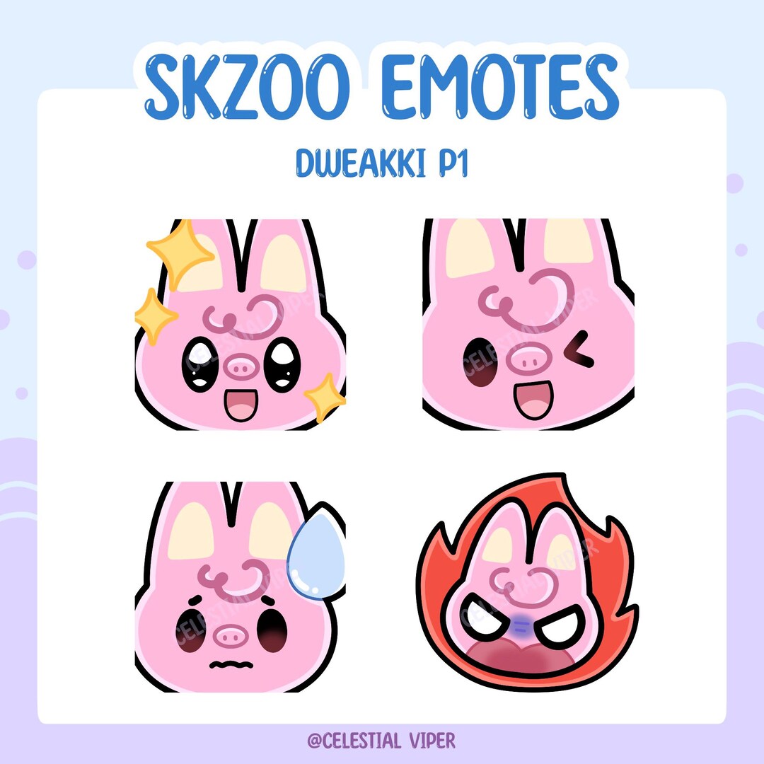 Dweakki Emotes P1 (stray Kids) - Etsy