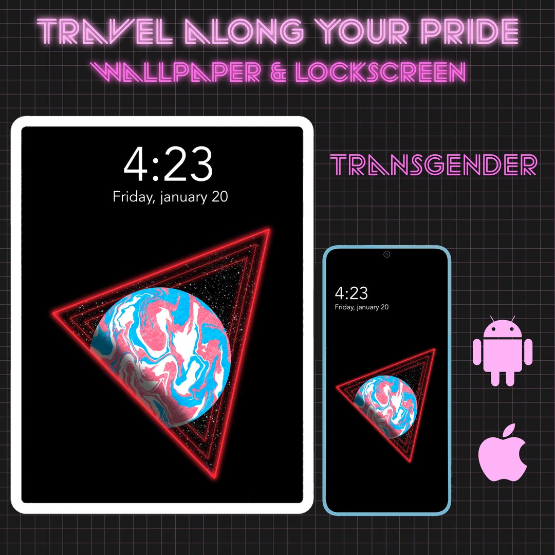 Transgender travel Along Your Pride Wallpaper - Etsy