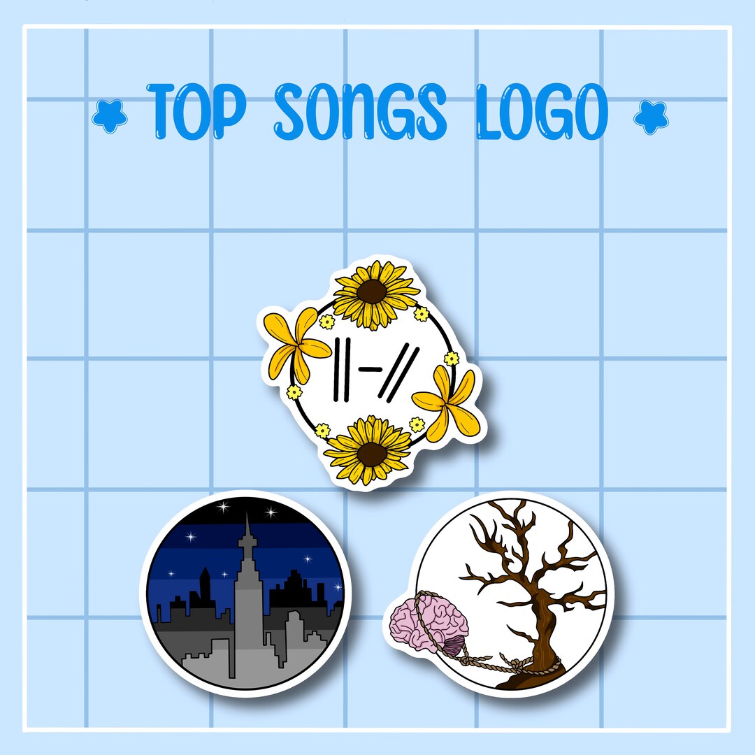 Logo Songs Stickers - Etsy