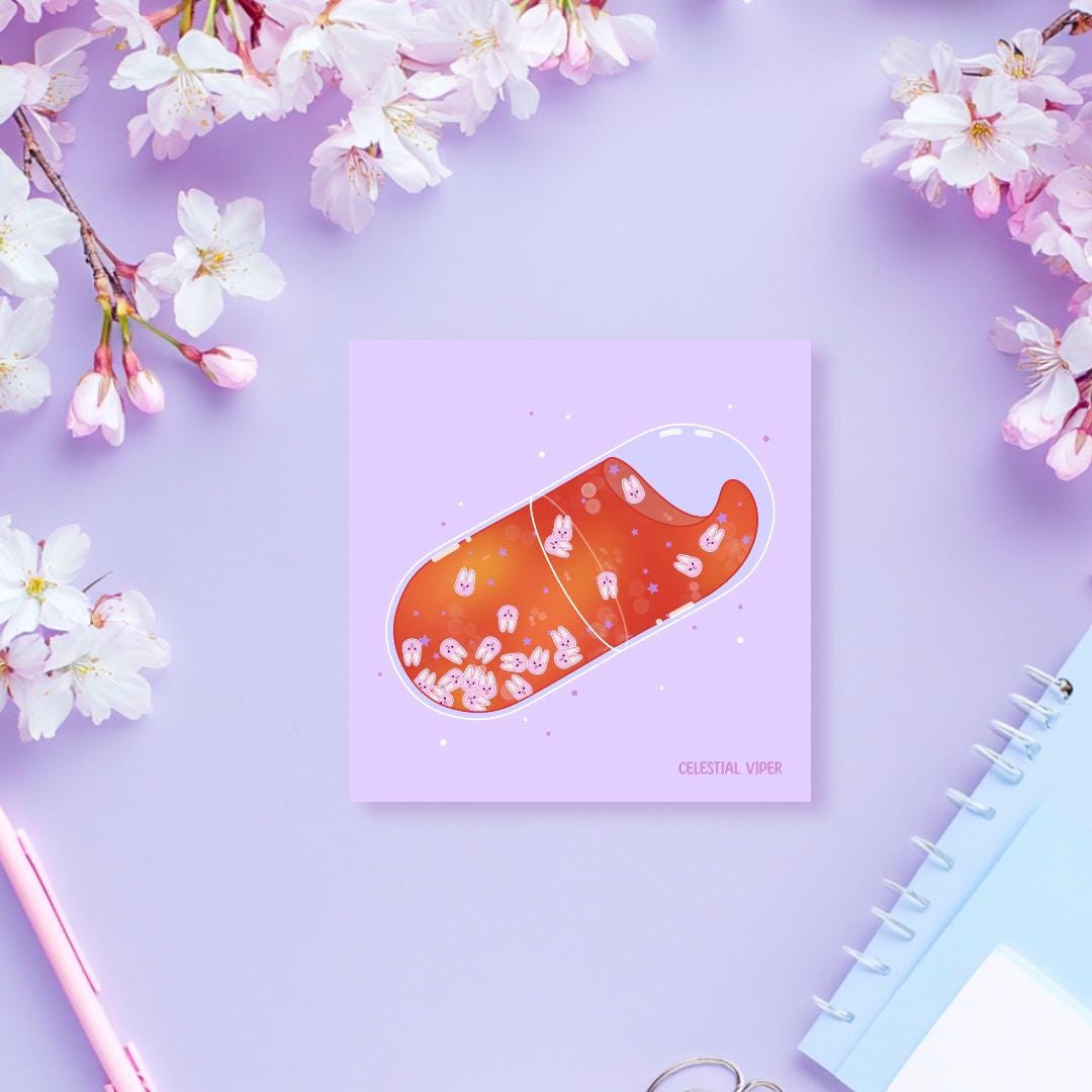 Delulu Pill Dweakki - Art Print (stray Kids) - Etsy