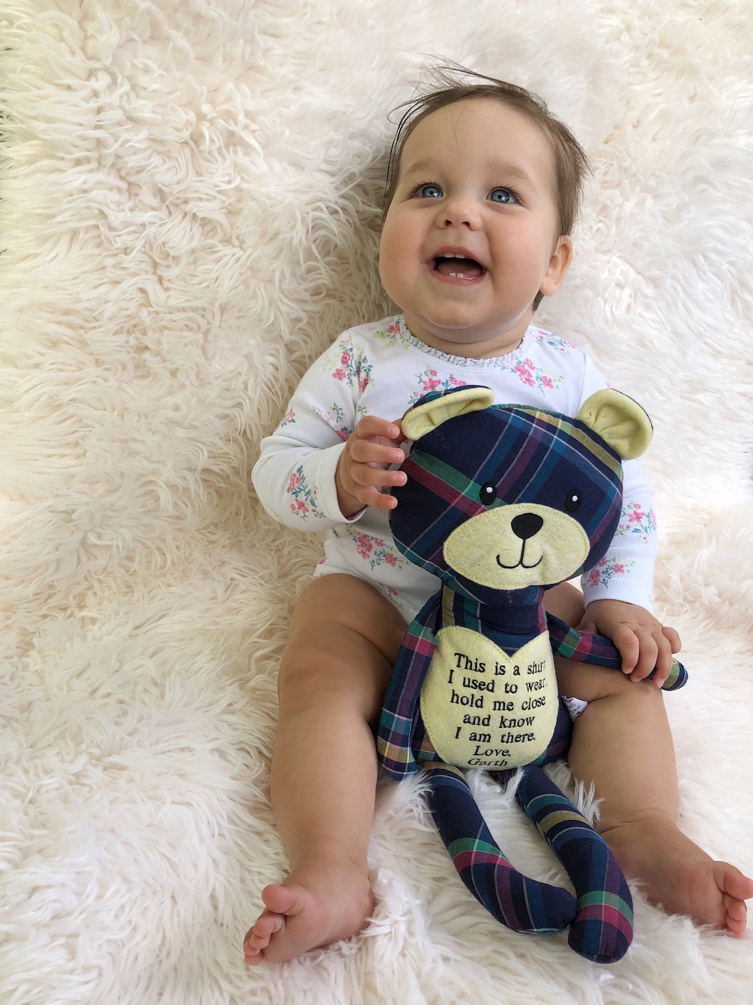 Custom Memory Bear: Embroidered Keepsake Gift - Etsy