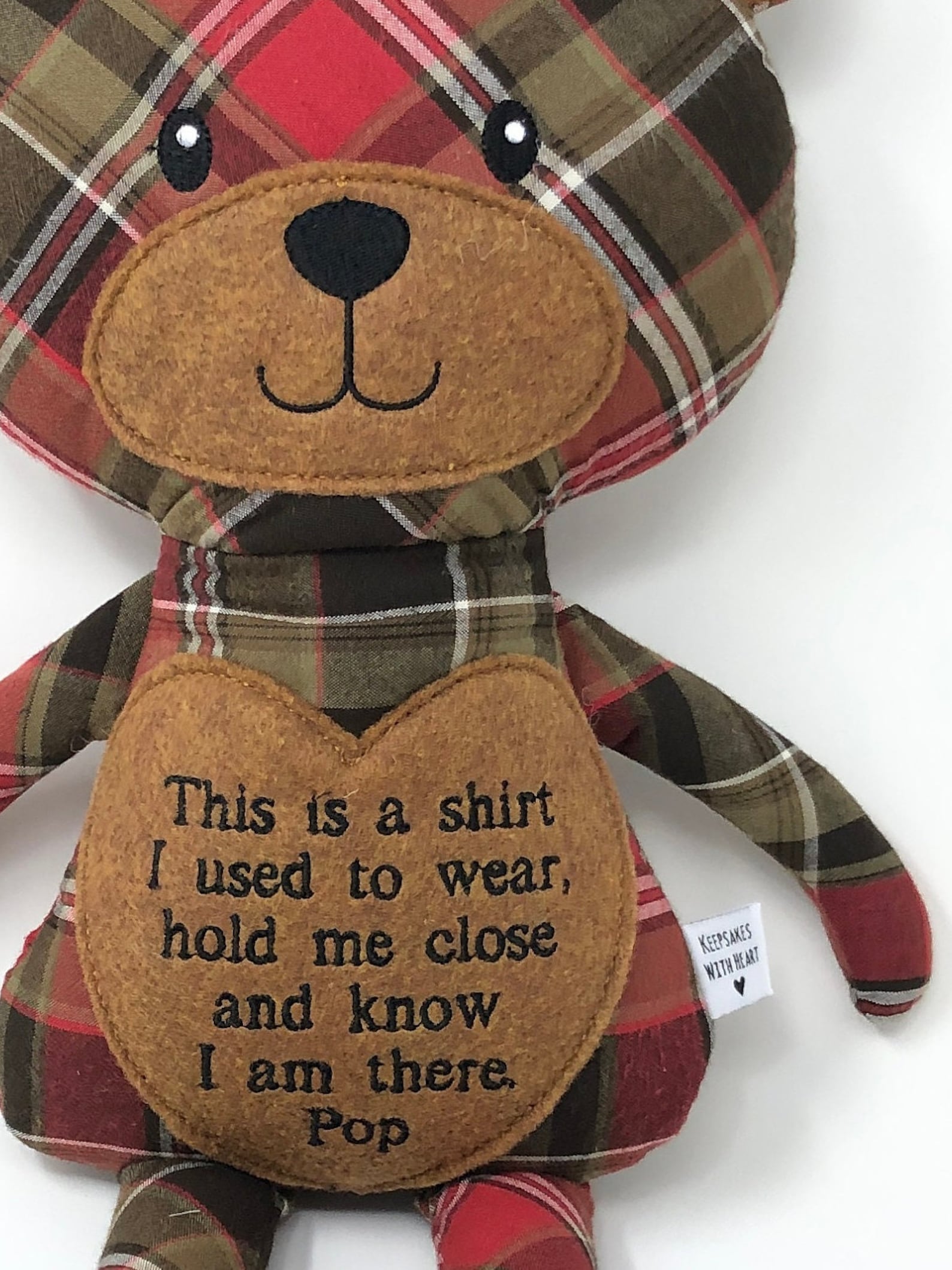 Custom Memory Bear in Loving Memory Teddy Bear Loss of - Etsy