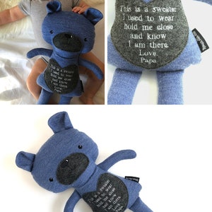 Memory bear keepsake Memorial gift for loss of loved one | Etsy