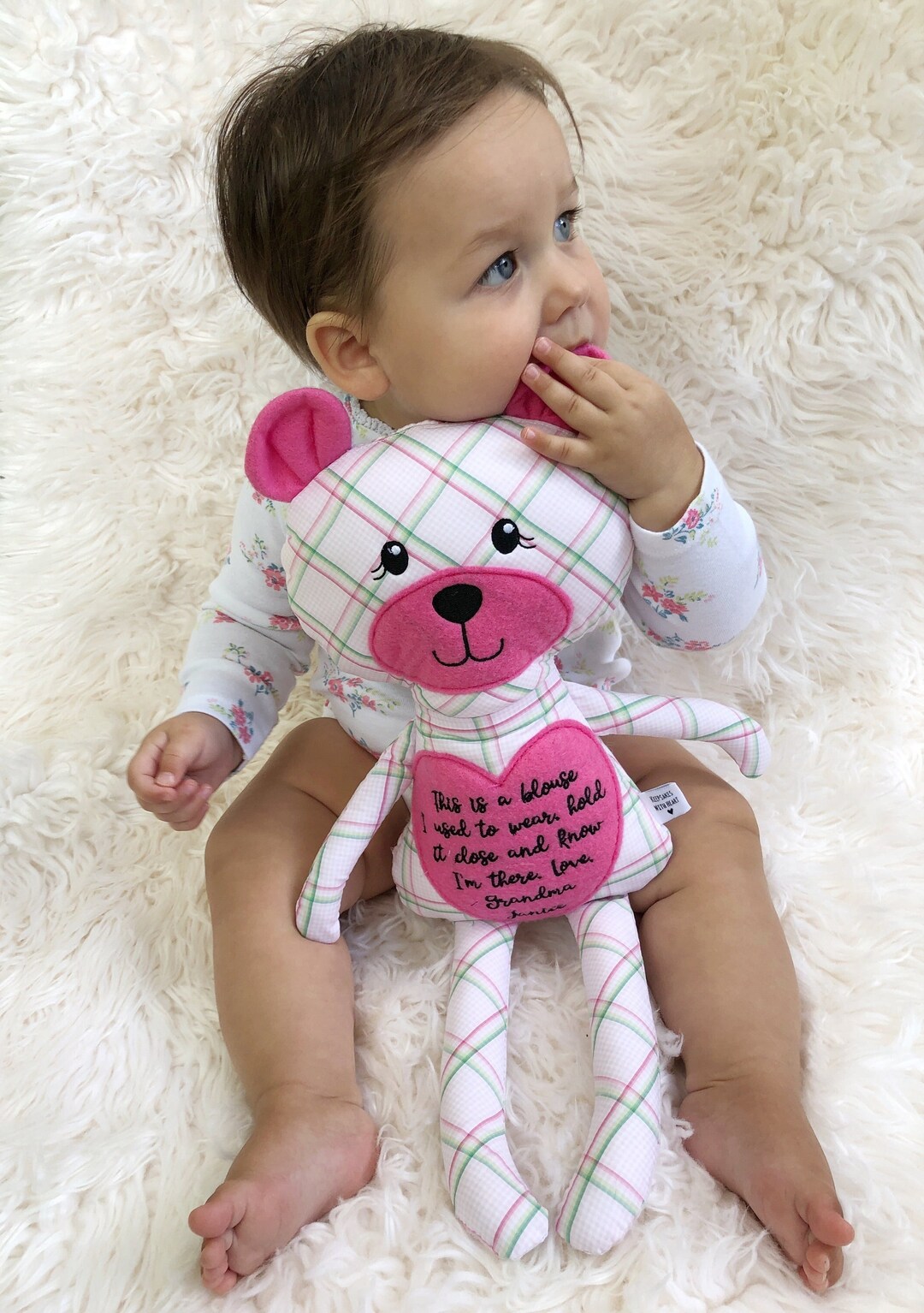 Custom Memory Bear in Loving Memory Teddy Bear Loss of - Etsy