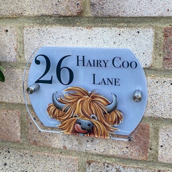 Highland Cow Plaque and Signs - Etsy