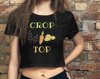 Funny Crop Top | Etsy