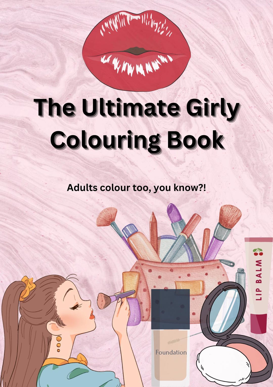 The Ultimate Girly Coloring Pages: Fun & Inspiring Designs for Girls of ...