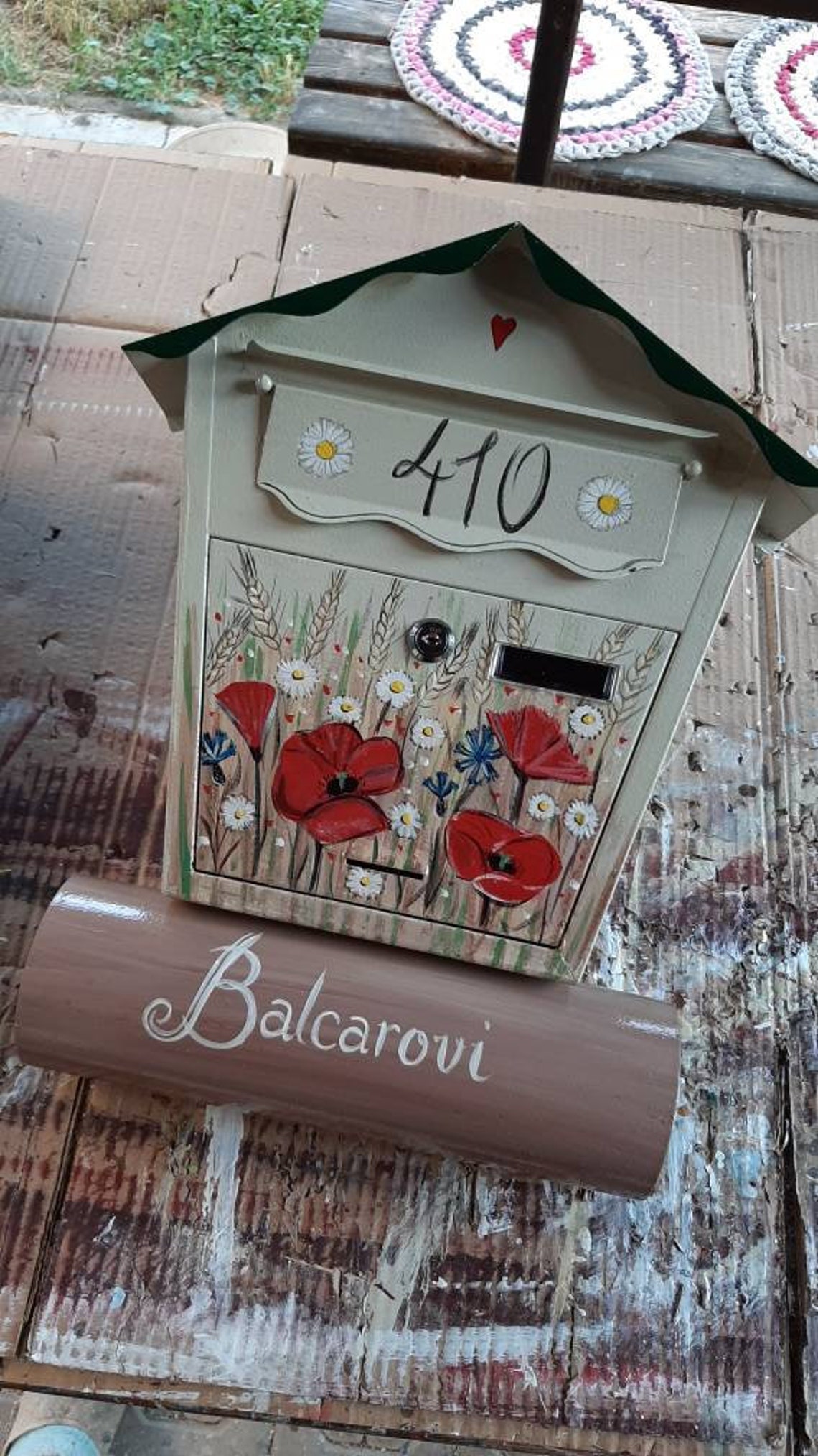 Gifts Home Gifts Cottage Mailbox Cadeaux Original Painted - Etsy