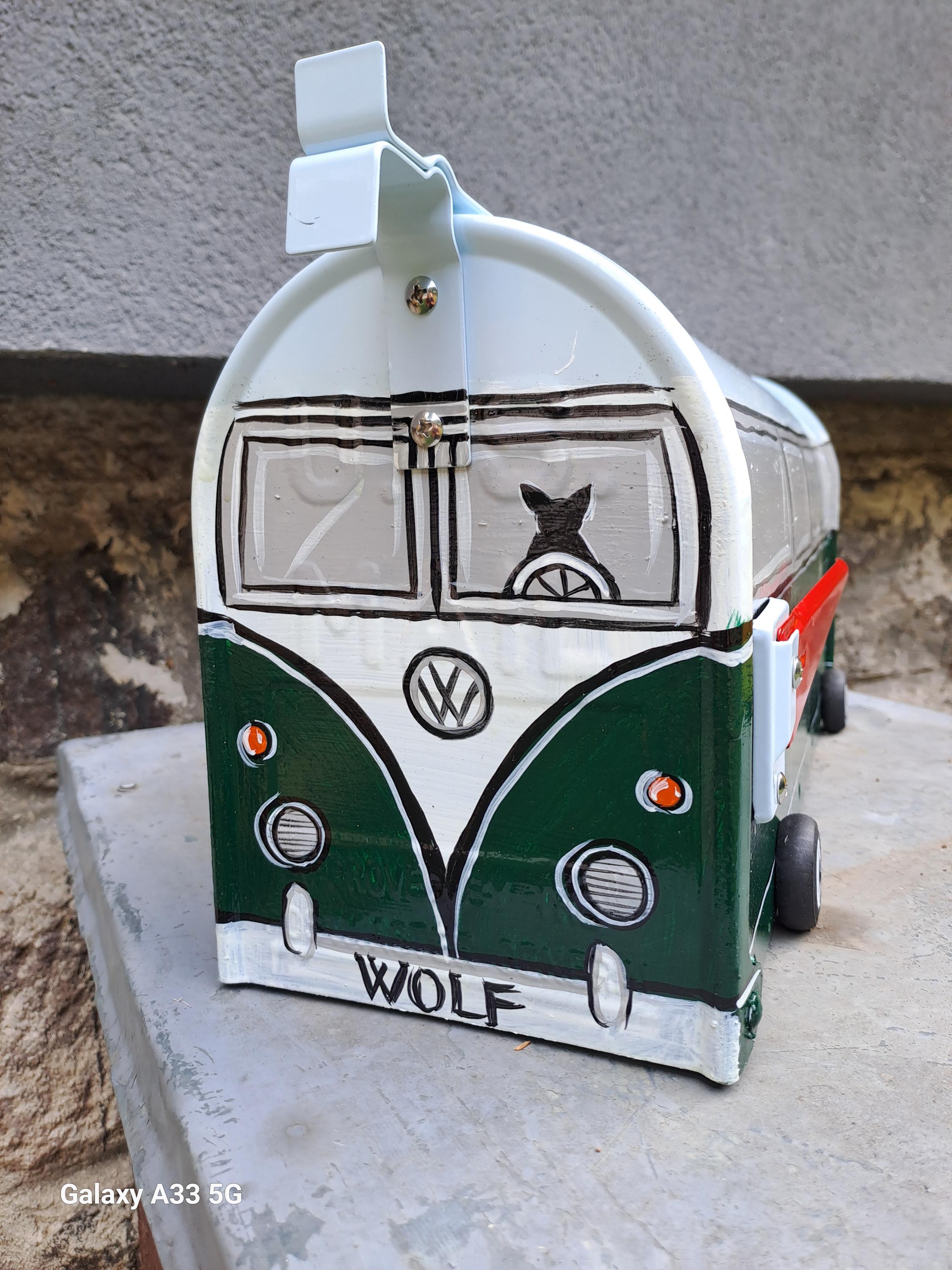 American Mailbox, VW, Retro,unique Gifts, Cadeaux Original, Painted ...