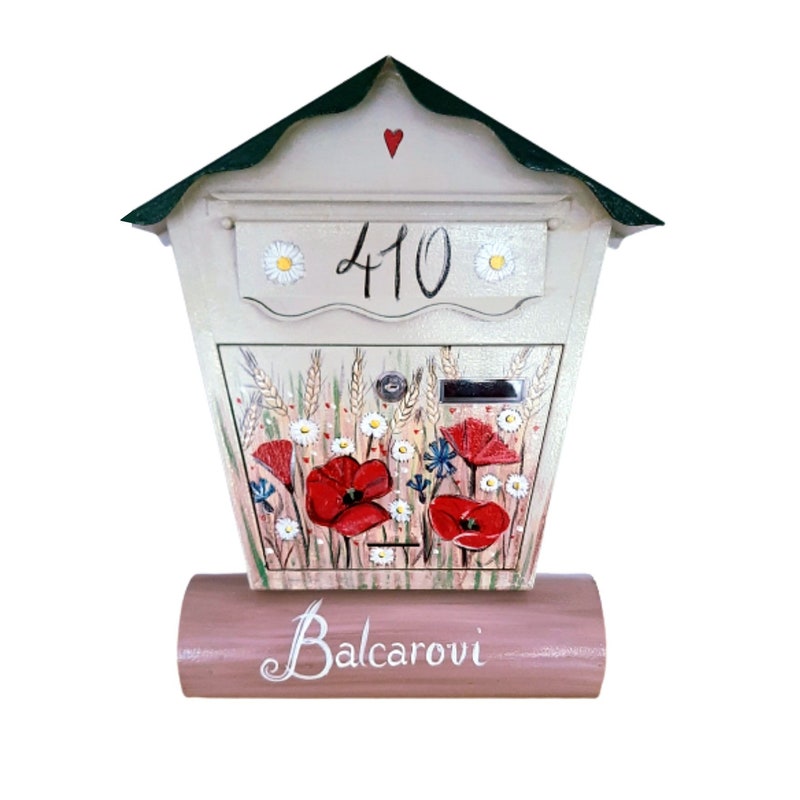 White Cottage Mailbox - Etsy