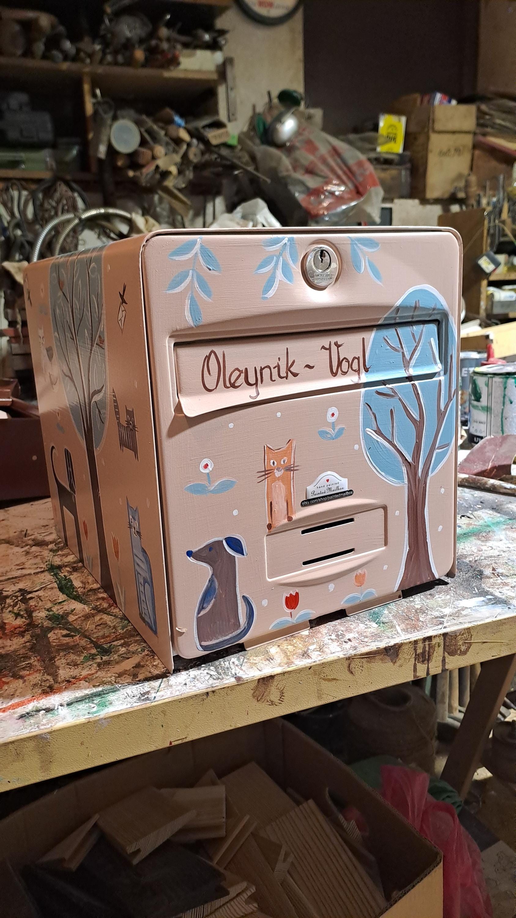 Custom Painting, Hand Painted Mailbox, Artful Mailbox, Big Post Pox ...