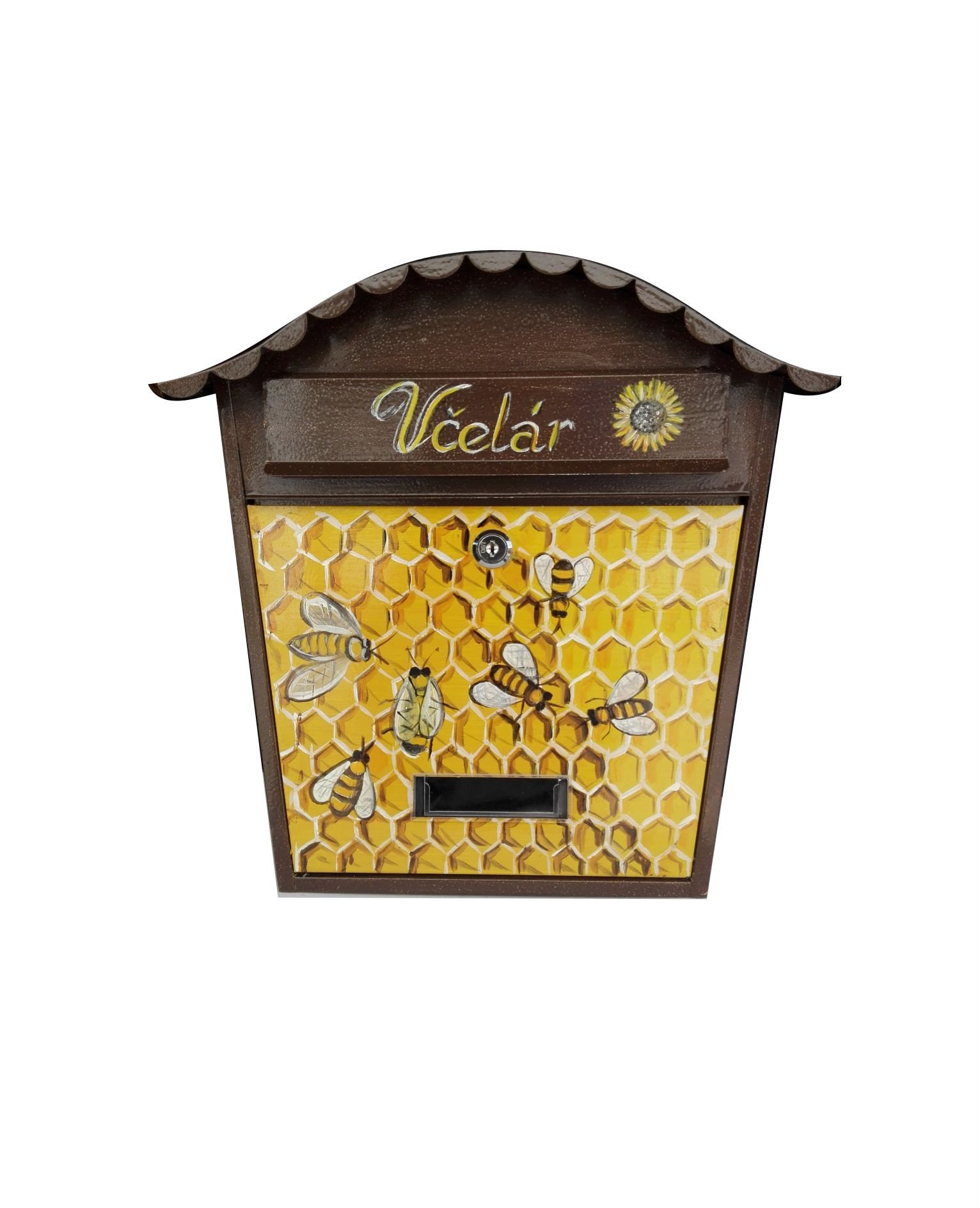 Painted Mailbox Home Decor Bee Custom Painted Mailbox - Etsy