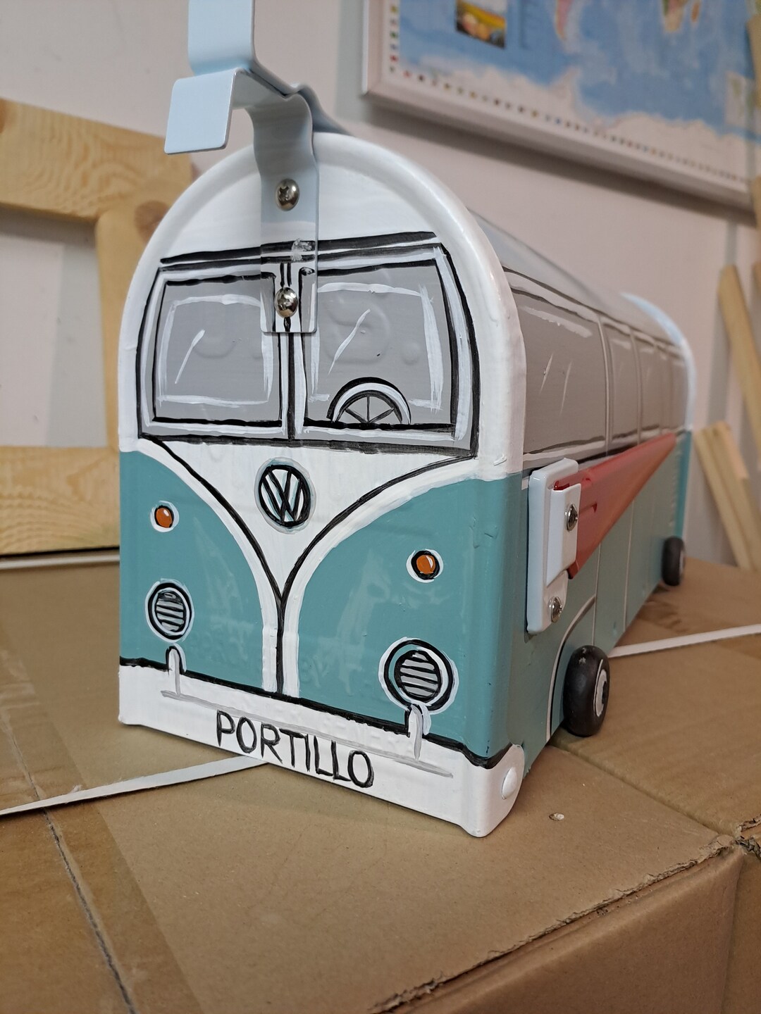 American Mailbox VW Van Retrounique Gifts Cadeaux - Etsy