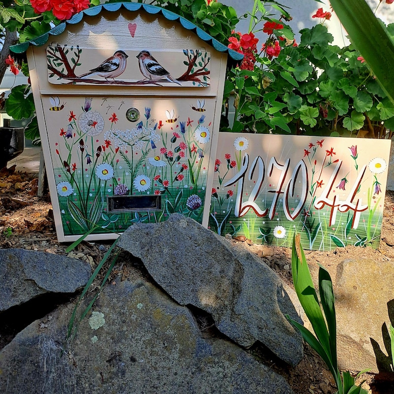 House Number Flower Box - Etsy