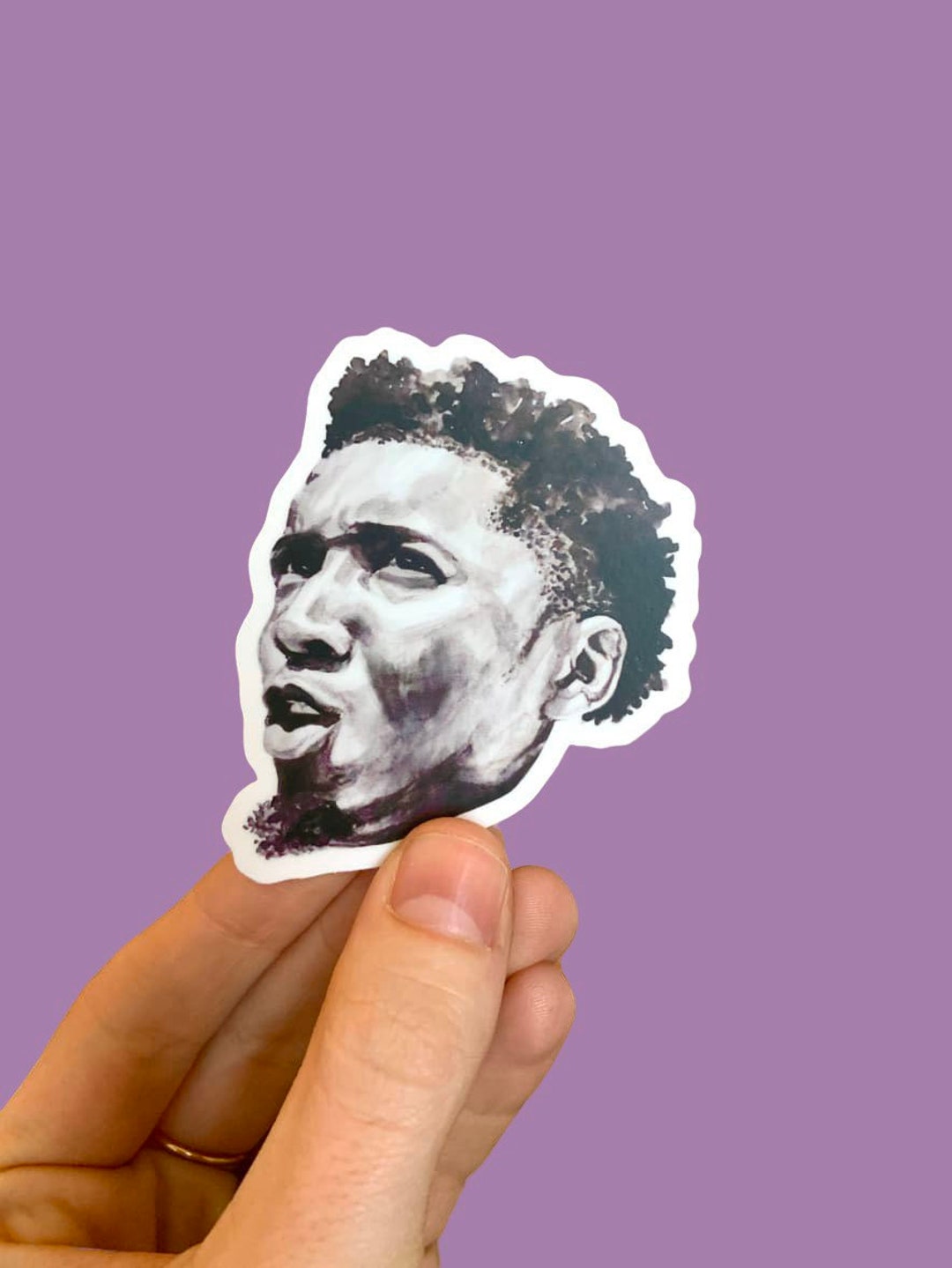 Donovan Mitchell Vinyl Sticker Vinyl Sticker Laptop Sticker Utah Jazz ...