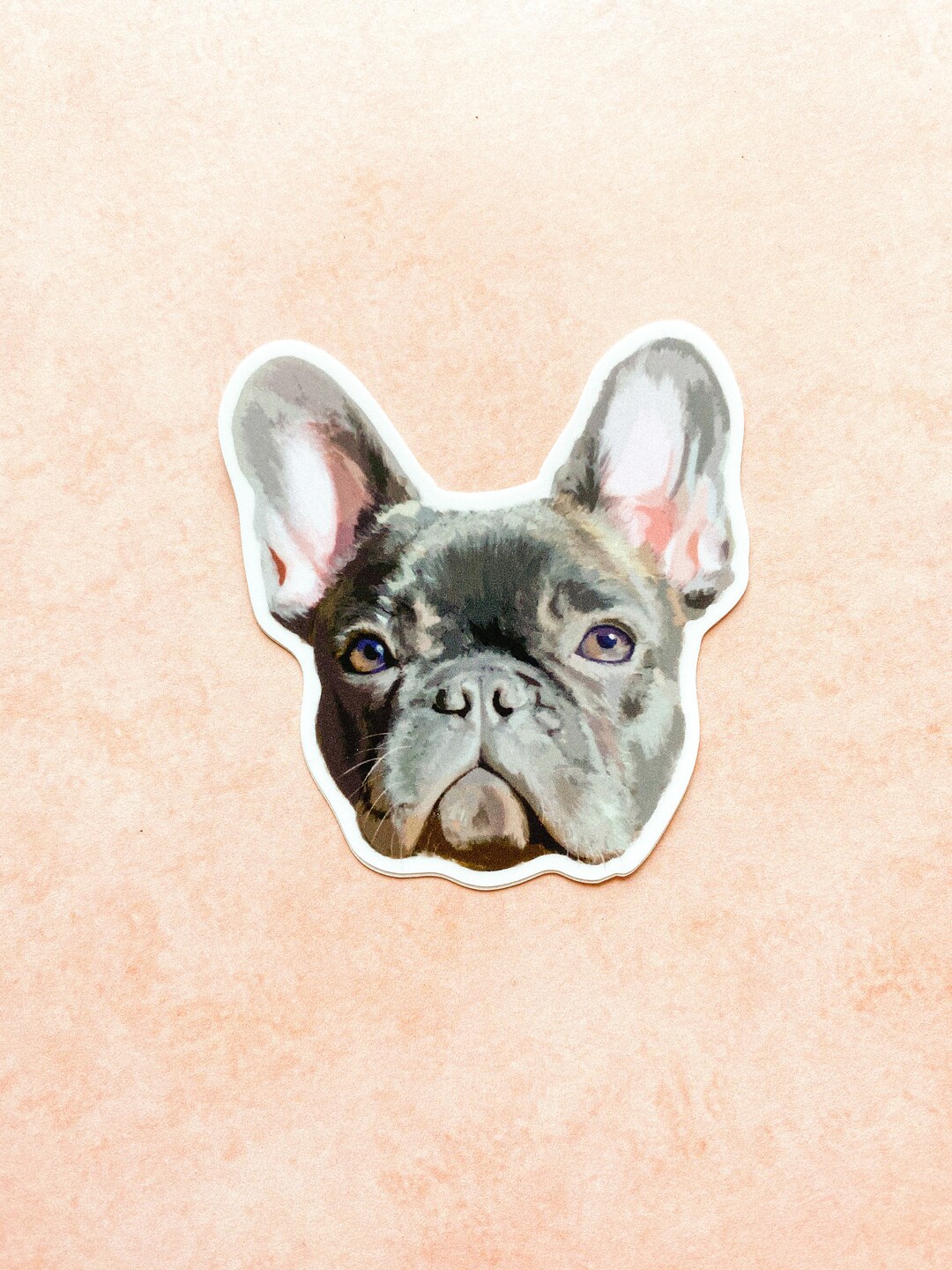 French Bulldog Vinyl Sticker Frenchie Vinyl Sticker Laptop Sticker ...