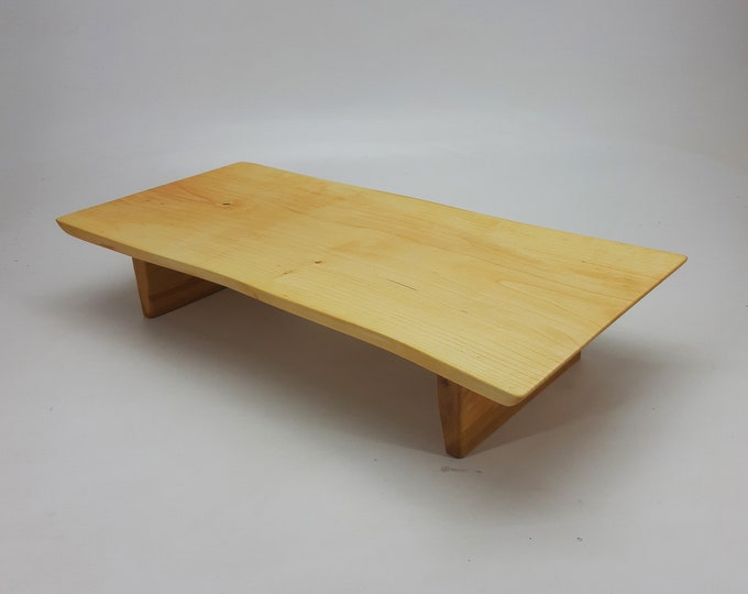 Live Edge Wood Slab Japanese Coffee Table, Japanese Furniture ...