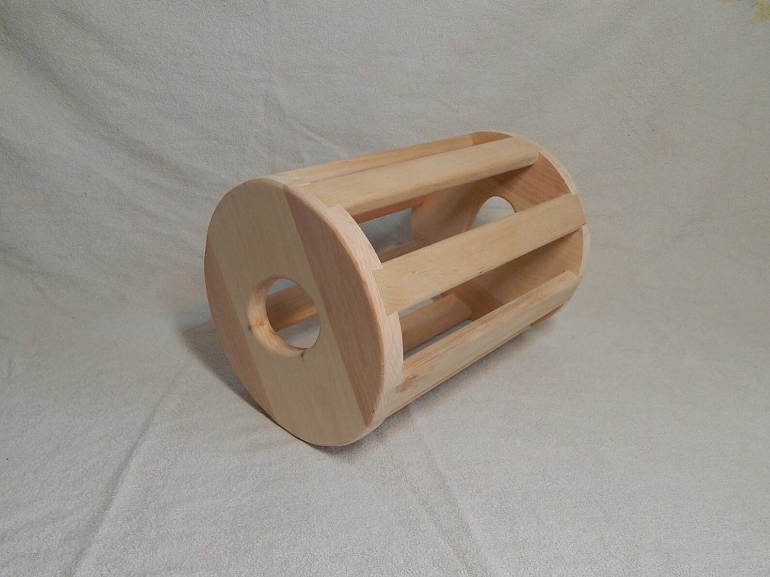 Eco Yoga Tool Wheel Natural Wood Circle Gym Fitness Spinal Traction ...