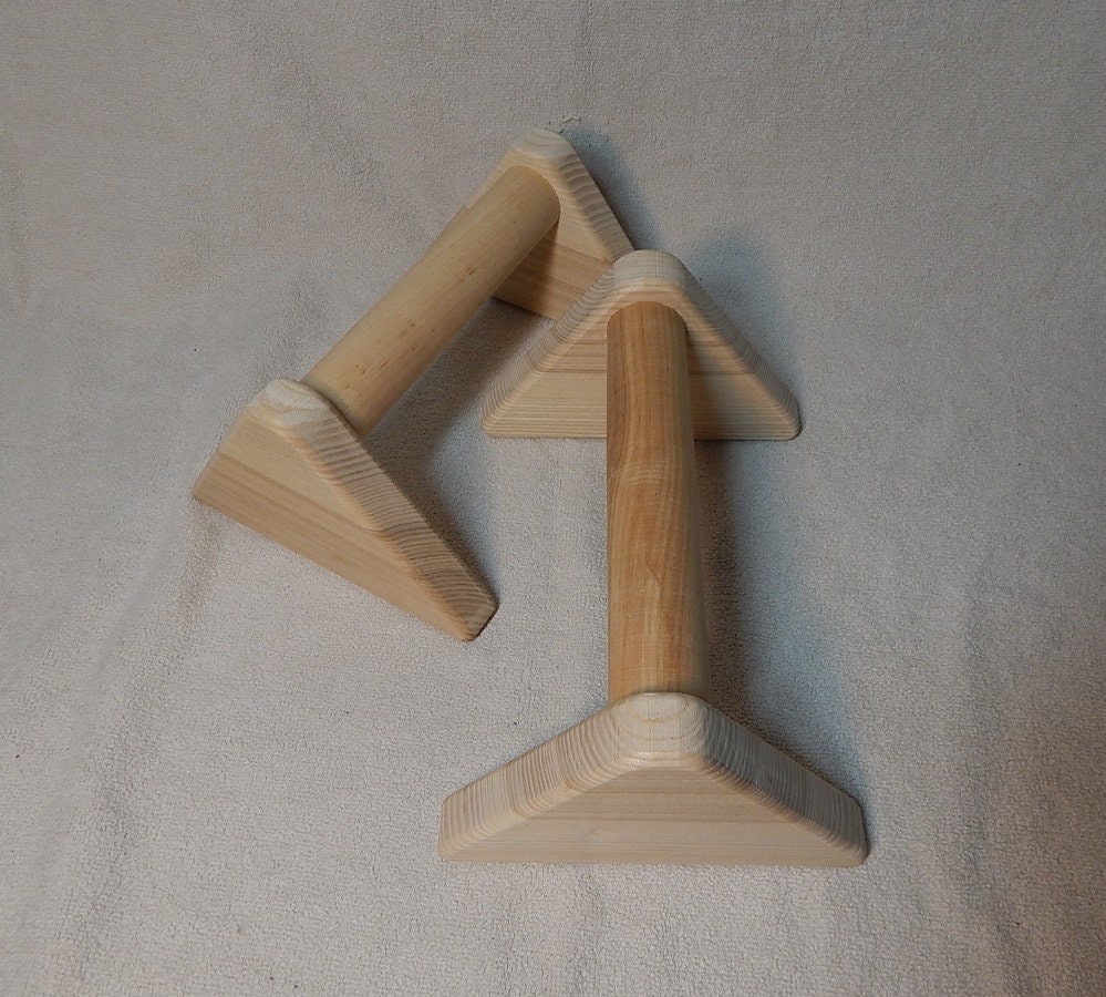 Handstands Bar Gymnastics Press Wood Parallettes Push up Bars - Etsy