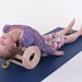 Eco Yoga Tool Wheel Natural Wood Circle Gym Fitness Spinal Traction ...