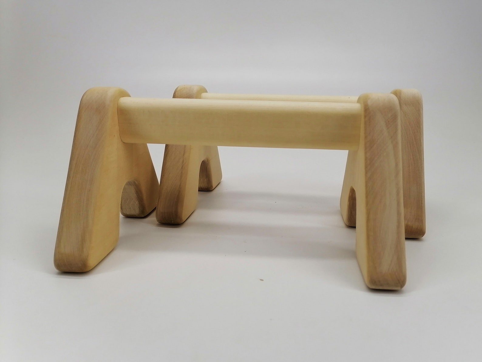 Eco Handstands Bar Gymnastics Press Wood Parallettes Push up Bars Yoga ...