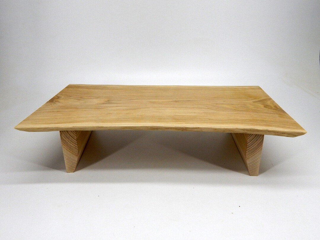 Yoga Slab Table 29 Cm- Tea Table Sustainable Wood - Meditation Altar ...
