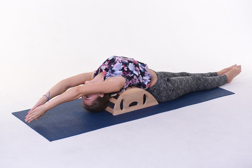 Back Stretcher Eco Wood Tool Yoga Correction of the Back | Etsy New Zealand