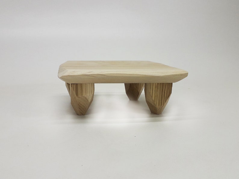 Mini Meditation Table - Japanese Altar Table Sustainable Wood - Prayer ...