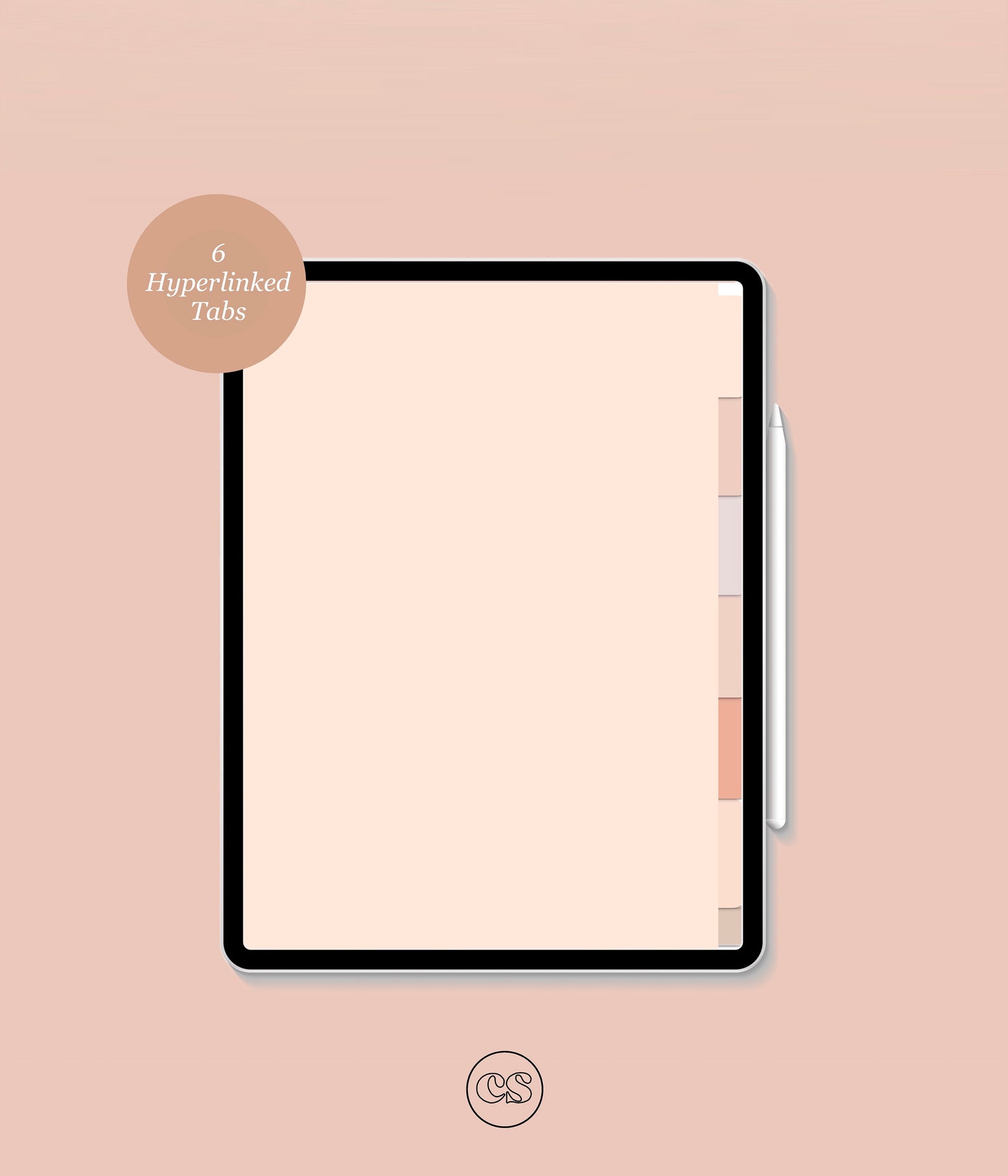 Six Subject Digital Notebook | Goodnotes, Various Paper Styles ...