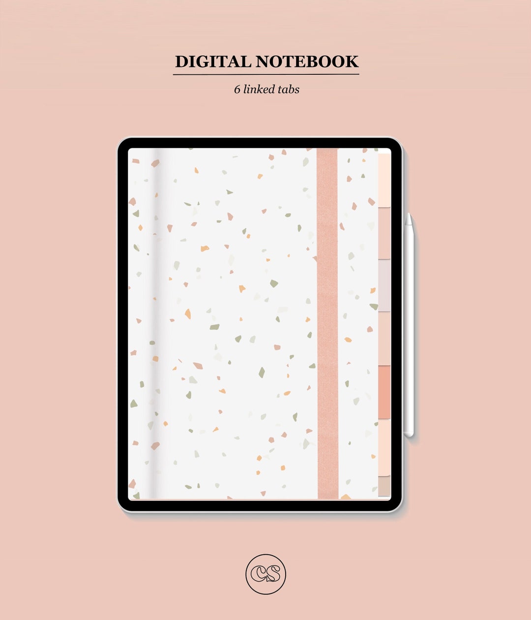 Six Subject Digital Notebook | Goodnotes, Various Paper Styles ...