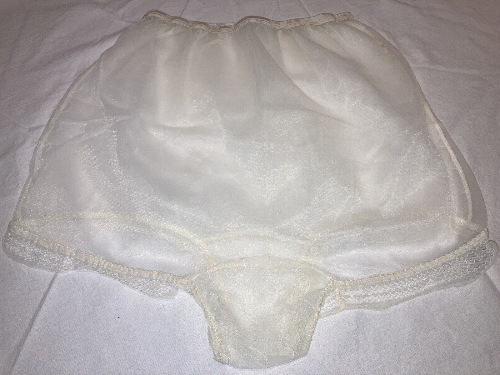 VTG 50s Size L Nylon Sheer Ivory Panty Mushroom Gusset Granny Sissy - Etsy