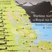 Wartime Airfields of Bomber Command - Full Colour Poster Map - the ...