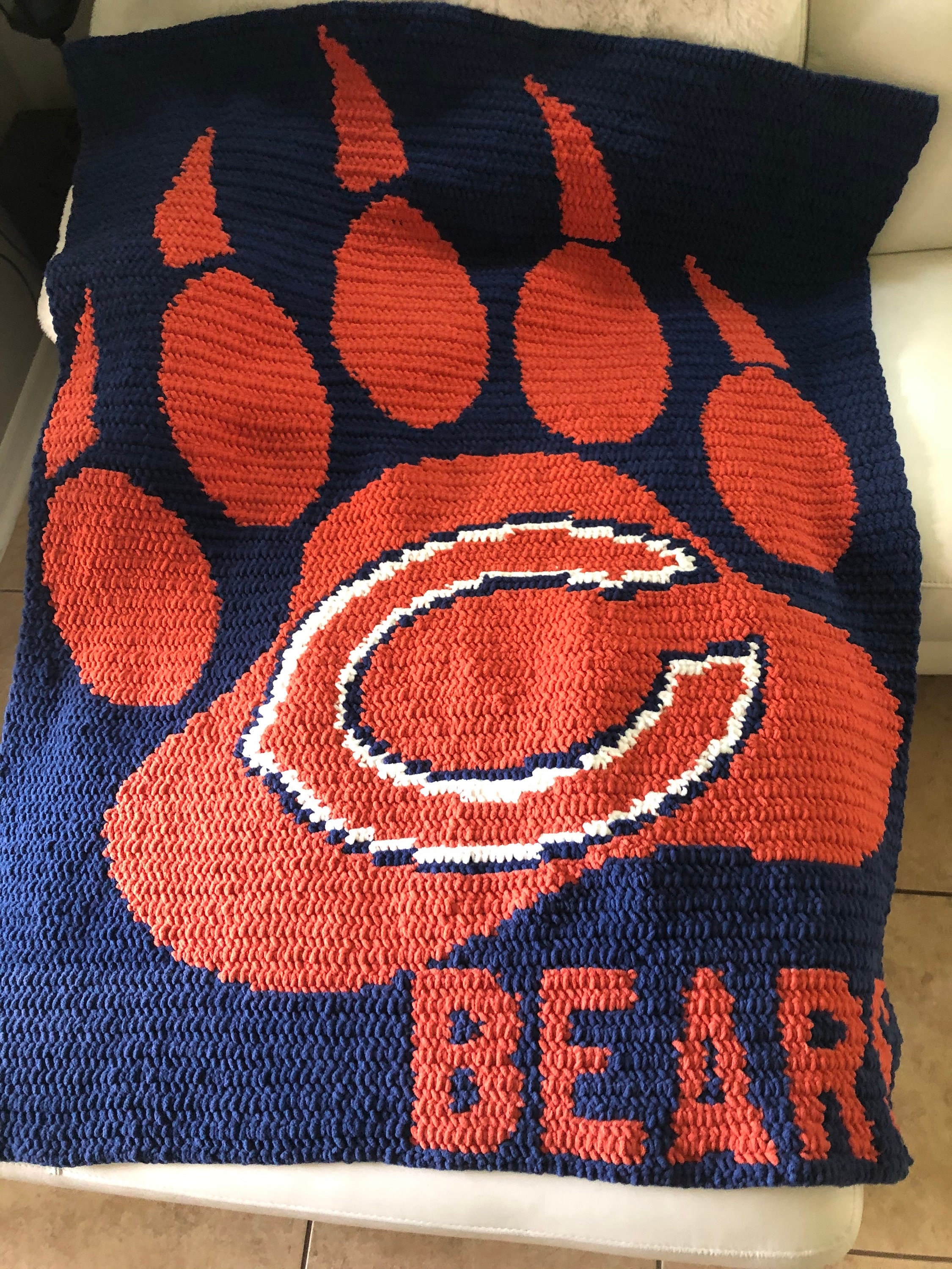 Chicago Bears Graphgan Graph - Etsy