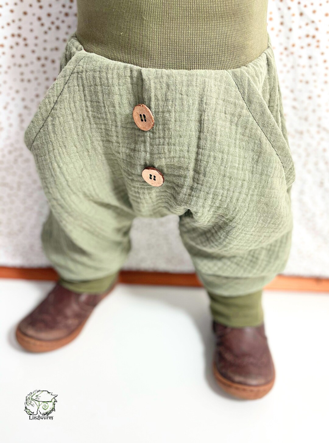 Muslin Pants Summer Pants Olive Green With Pockets Long or Short - Etsy UK